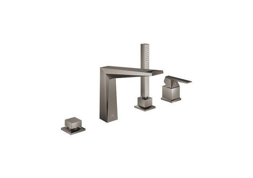 Allure brillant collection privée mitigeur bain/douche 4 trous Hard Graphite brossé - 29523AL0 ...