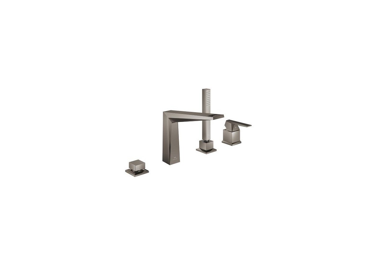 Allure brillant collection privée mitigeur bain/douche 4 trous Hard Graphite brossé - 29523AL0 ...